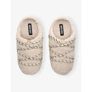 Moon Boot Teddy Faux-shearling Slippers