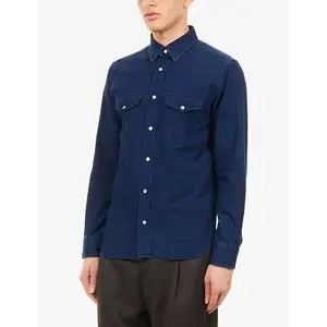 TOM FORD Curved-hem Slim-fit Denim Shirt