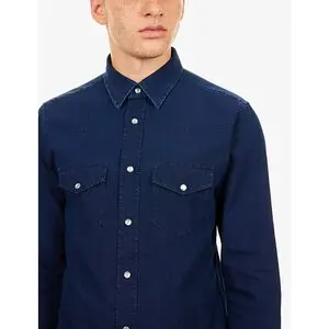 TOM FORD Curved-hem Slim-fit Denim Shirt