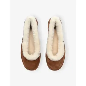 UGG Zora Suede Ballet Flats - Tan