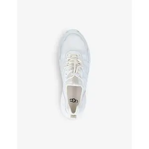 UGG La Daze Canvas And Leather Trainers