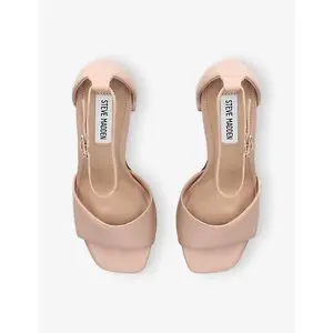Steve Madden Leather Heeled Sandals - Blush