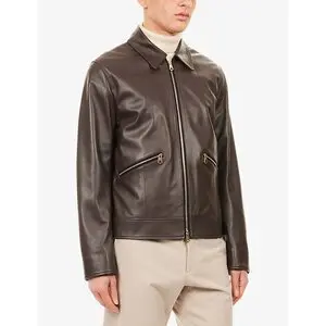 Paul Smith Regular-fit Leather Jacket