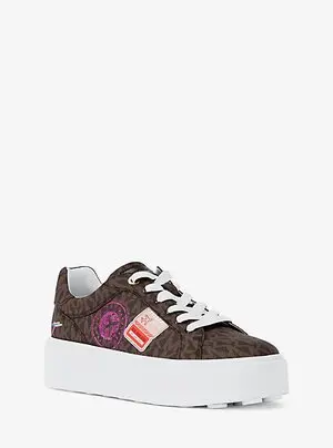 Michael Kors Embellished Platform Sneakers