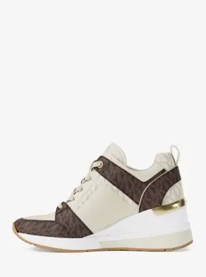 Michael Kors Georgie Logo Trainer - Brown