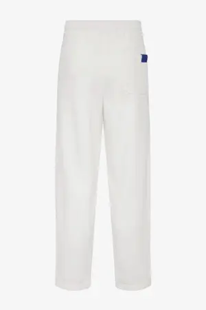 P448 Organic Cotton Sweatpants - White