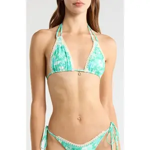 KULANI KINIS Crochet Trim Bikini Top - Barefoot Breeze