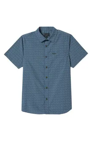 Brixton Charter Print Short Sleeve Button-up Shirt