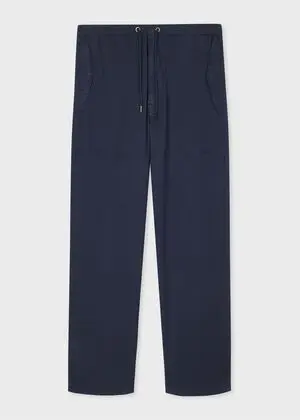 Paul Smith Cotton-sateen Drawstring Trousers