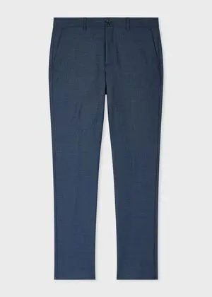 Paul Smith Wool-blend Micro-check Trousers
