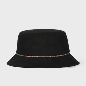 Paul Smith Signature Stripe Bucket Hat - Black