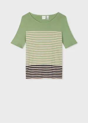 Paul Smith Striped Knit Top