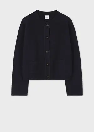 Paul Smith Bouclé Knitted Cardigan