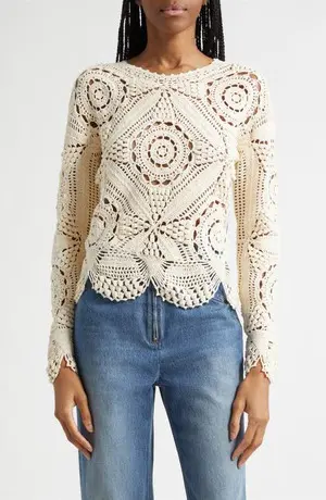 Ulla Johnson Crochet Blouses