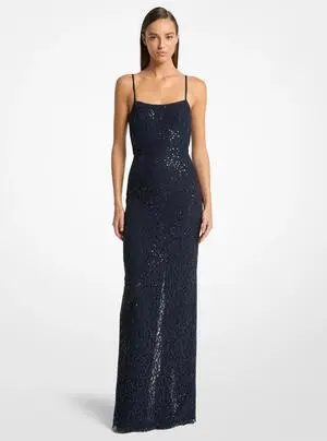 Michael Kors Sequined Evening Dresses