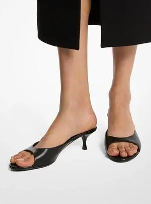 Michael Kors Arianna Leather Mule