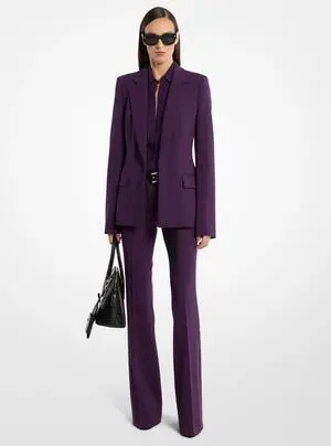 Michael Kors Tyler Stretch Wool Crepe Blazer