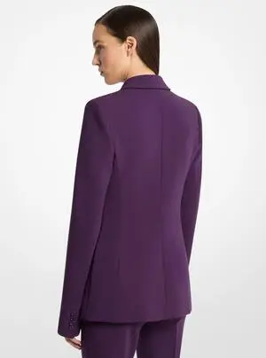 Michael Kors Tyler Stretch Wool Crepe Blazer