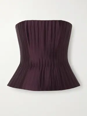 Textured Bustier Tops