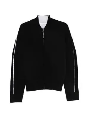 Givenchy Zipped Cardigan With Couture Seam - Black