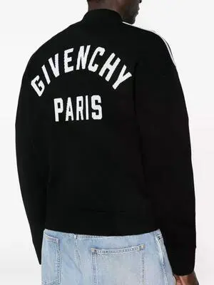Givenchy Zipped Cardigan With Couture Seam - Black