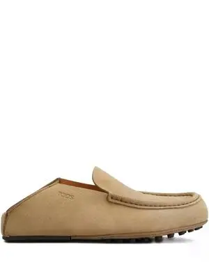 TOD'S Suede Slipper Loafers