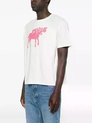 BODE Antlers Moose T-shirt - White