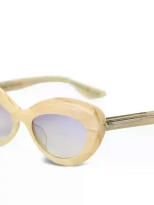 Khaite Oval Cat-eye Sunglasses