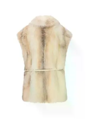 Gucci Shearling Belted Gilet