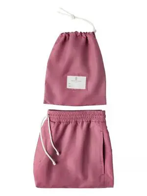 Brunello Cucinelli Drawstring Swim Shorts - Red