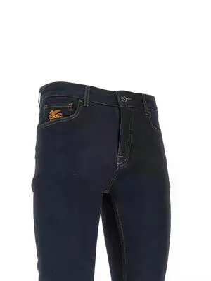 Etro Logo-motif Straight Leg Jeans