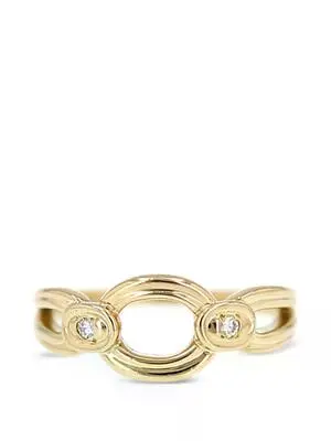 Dior 1980's Diamond Ring - Gold