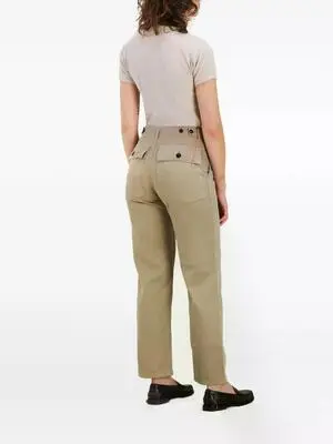 FORTELA Jerryt Herringbone Patch-pocket Trousers