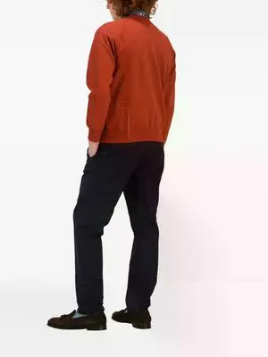 FORTELA Raglan-sleeve Crew-neck Sweatshirt - Red