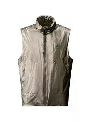 C.P. COMPANY Removable Hood Metropolis Series Vest - Grey