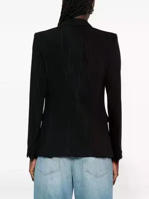 Emporio Armani Striped Single-breasted Jacket