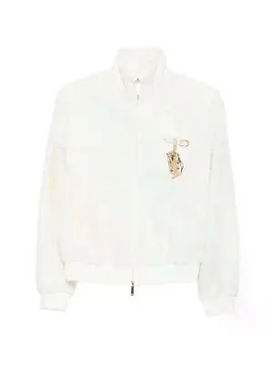 Emporio Armani Appliqué Zip Jacket - White