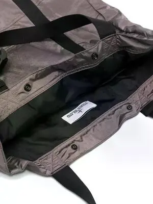 Stone Island Logo-patch Tote Bag - Grey