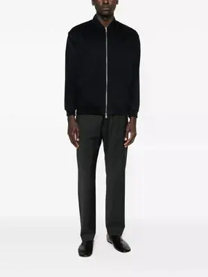 Barena Venezia Zip-up Cashmere Bomber Jacket - Blue