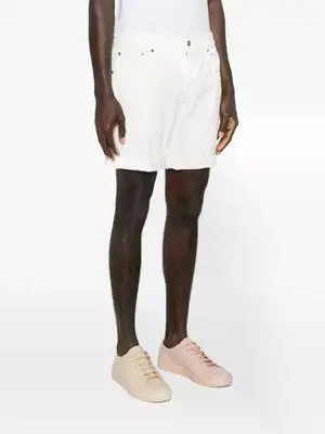 DONDUP Rolled-hem Shorts - White