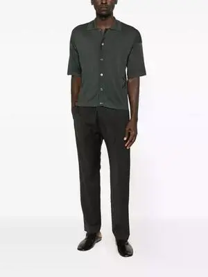 Barena Venezia Doni Button-down Fine-knit Shirt - Grey