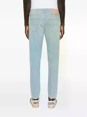 Jacob Cohen Slim Fit Cropped Jeans - Blue