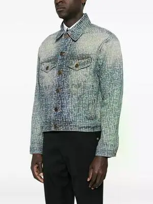 Balmain Monogram Denim Jacket