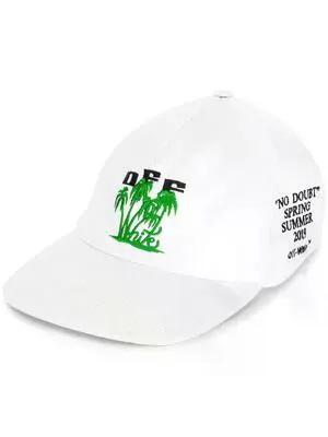 Off-White Island Baseball Cap - White