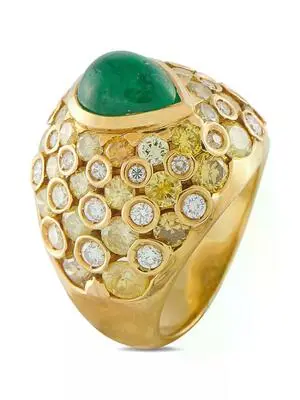 CHANTECLER Diamond And Emerald Ring