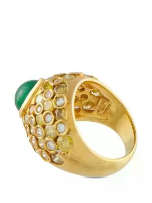 CHANTECLER Diamond And Emerald Ring