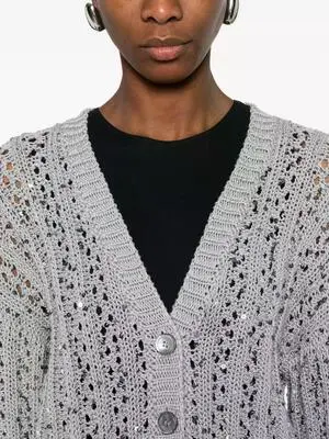 Peserico Sequin-embellished Cardigan