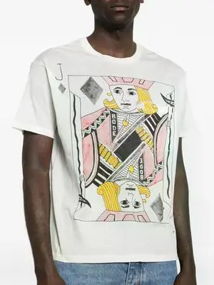 BODE Jack Diamonds Pocket T-shirt - White