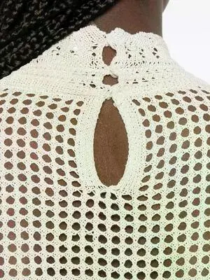 Isabel Marant Étoile Dahara Openwork Knit High Neck Top