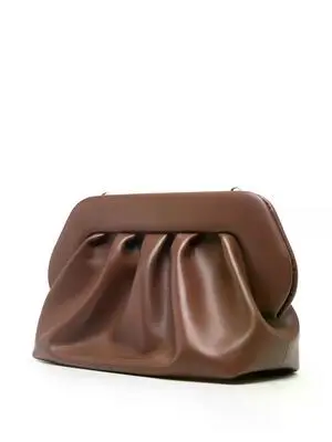 THEMOIRE Bios Gathered Clutch - Brown